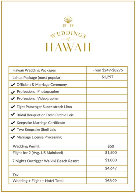 A Hawaii Destination Wedding How Much Does It Cost A Hawaii Destination Wedding How Much Does It Cost